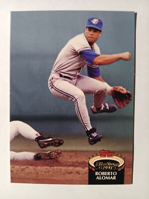 ROBERTO ALOMAR TORONTO BLUE JAYS 1992 TOPPS STADIUM CLUB BASEBALL CARD ...