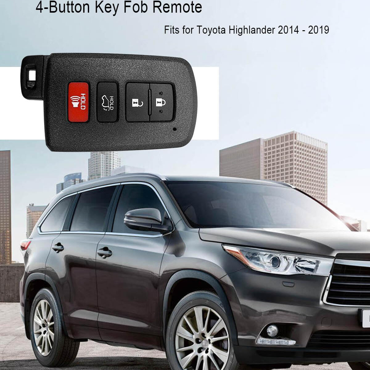 Smart Key For Toyota Highlander 2014 - 2019 Keyless Remote Key Fob ...