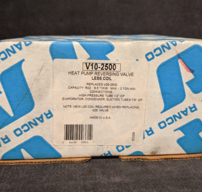 ~Discount HVAC~ RB-V102500 - Ranco - Heat Pump Reversing Valve - Less ...