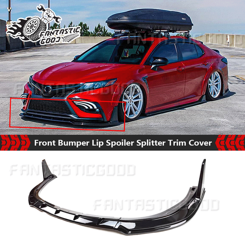 For Camry SE XSE 18-24 Yofer V2 Winglet 5Pcs Black Front Bumper Lip ...