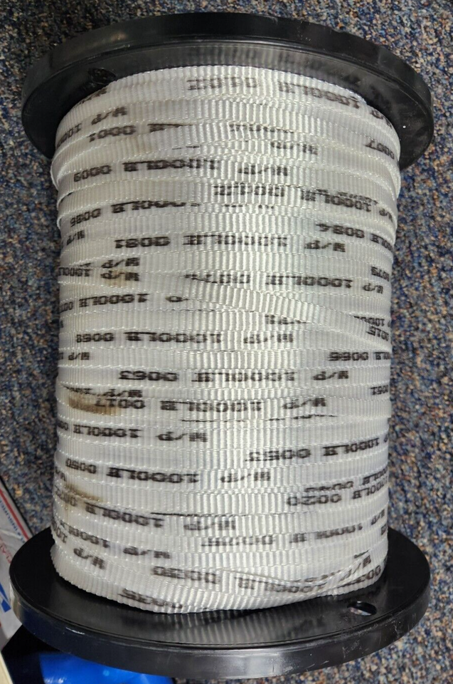 300' Bull-Line WP10 7/16" Pull Line Measuring Tape Polyester 1000lb ...