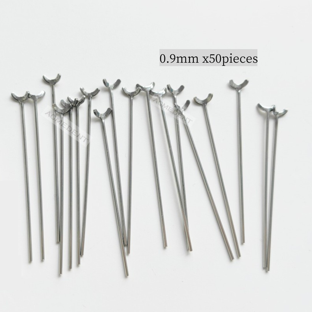 50Piece Dental Ball Retainer J Clasp Ortho Oblique Clasps 0.9 Y-Type ...