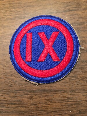 Military 9th Corps US Army Patch #125 | eBay
