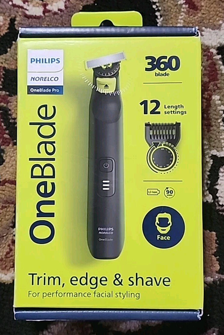 Philips Norelco OneBlade 360 Pro Hybrid Electric Trimmer, Handhel ...