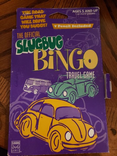 THE OFFICIAL SLUGBUG BINGO TRAVEL GAME VW SLUG BUG | eBay