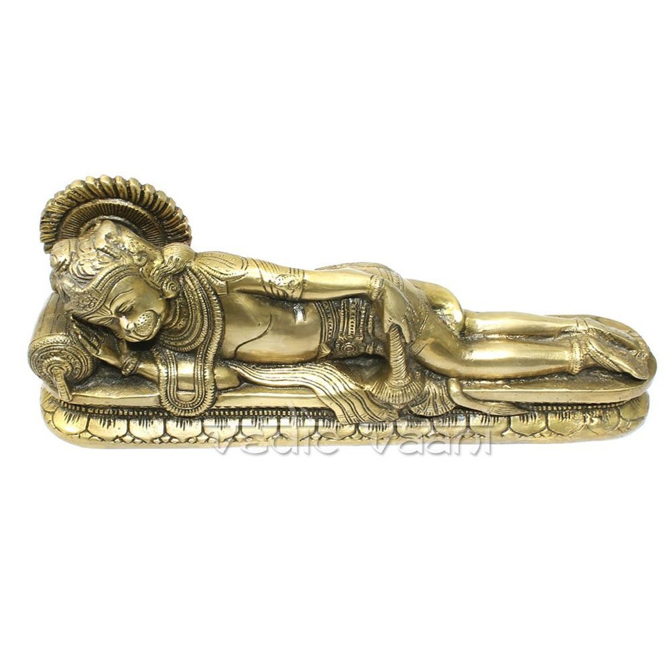 Lord Hanuman in Sleeping Posture Vedic Vaani | eBay