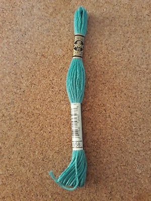 DMC 958 jade green stranded floss embroidery thread brand new | eBay UK