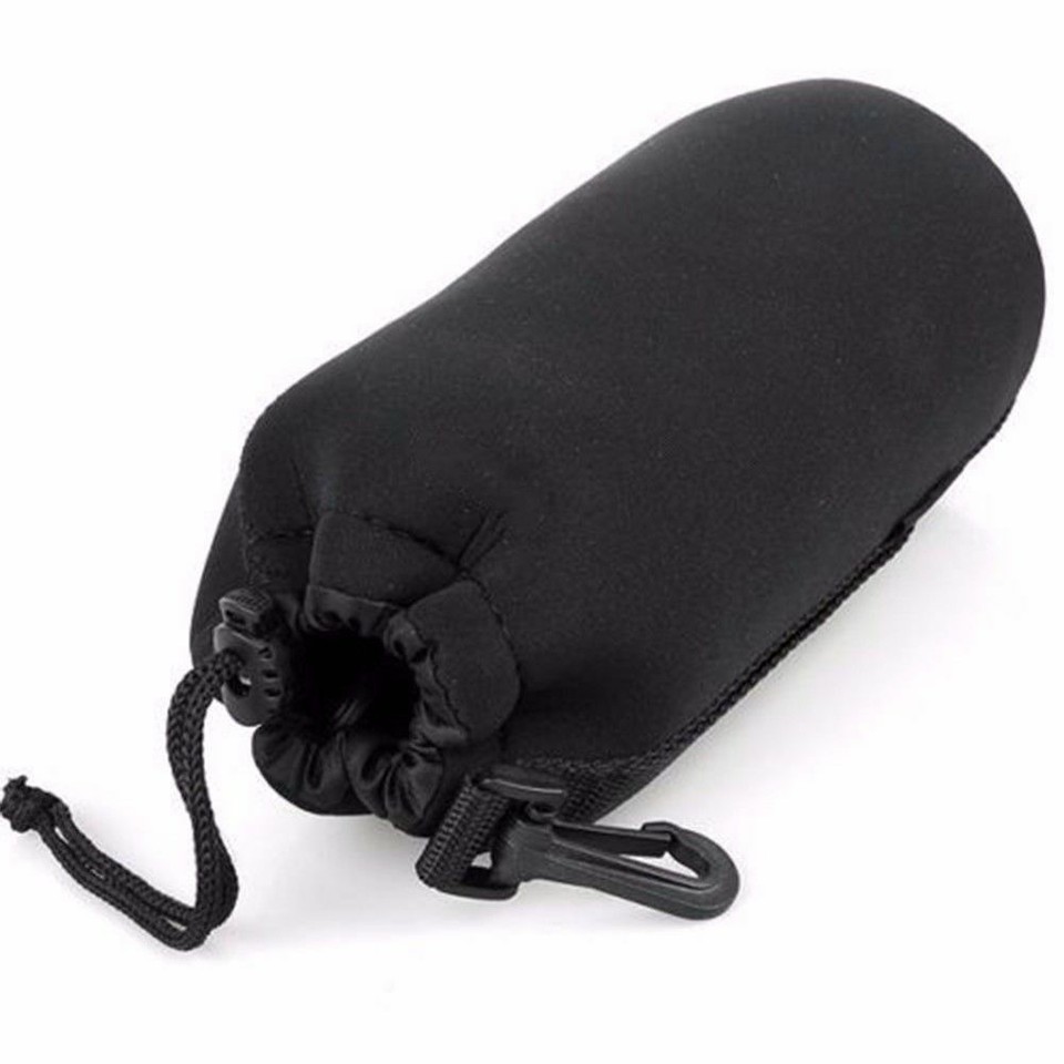 Neoprene Waterproof Soft DSLR SLR Camera Lens Bag Pouch Case Protective ...