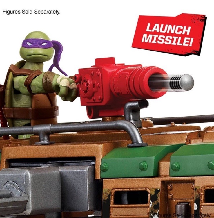 Playmates 2012 Teenage Mutant Ninja Turtles SHELLRAISER Vehicle Toy NEW ...