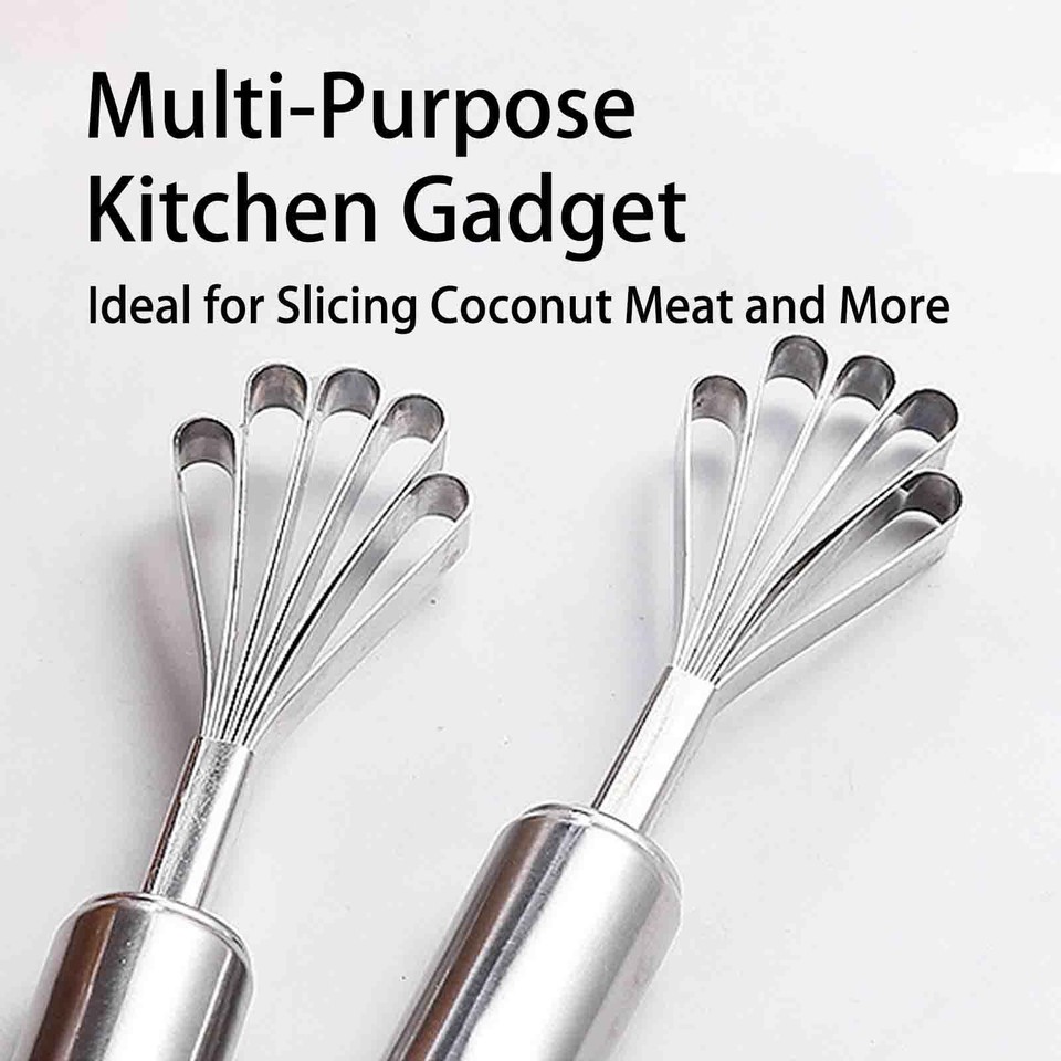 2 PCS Melon Craper Filipino Coconut Meat Scraper Stainless Steel ...
