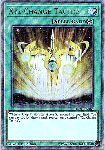 XYZ Change Tactics DUPO-EN065 Yu-Gi-Oh Card Light Play 1st Edition | eBay