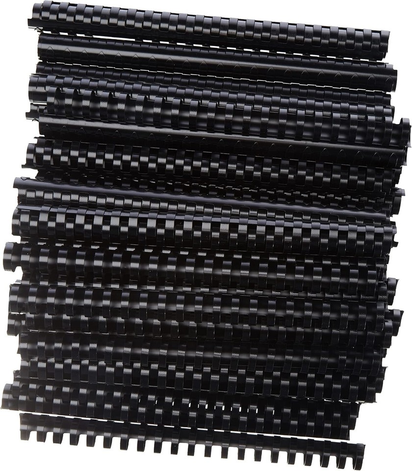 Binding Combs Black Plastic In Various Sizes And Quantities | eBay UK