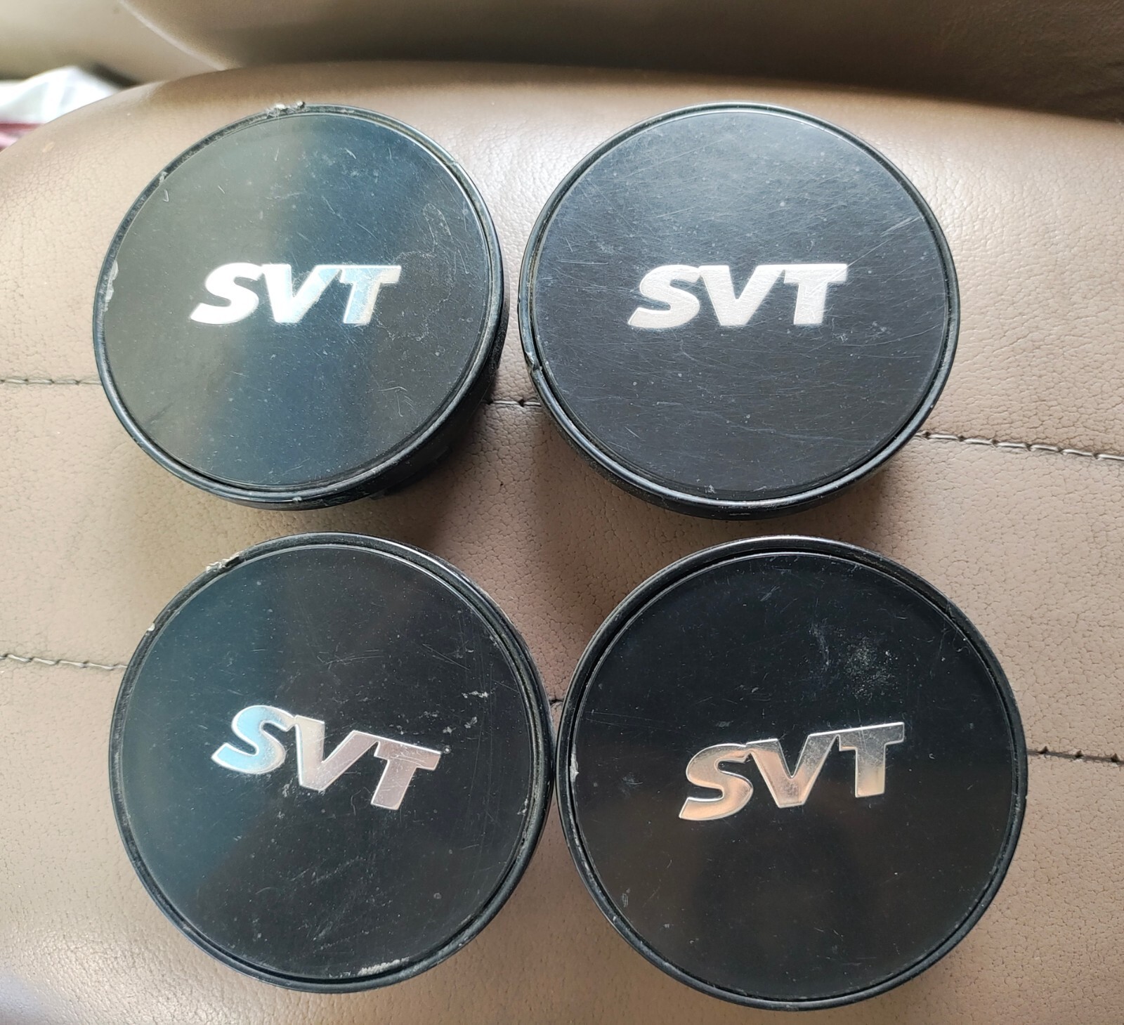 Ford SVT Black Center Cap PN#XR33-1A096-EA F8ZV-1A096-AA | Set of 4 ...