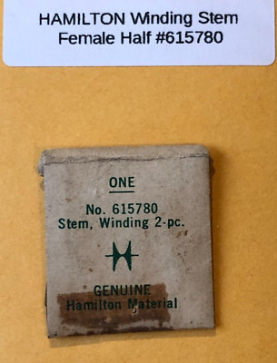 HAMILTON 658 Winding Stems part no 615780 - NOS - female half | eBay
