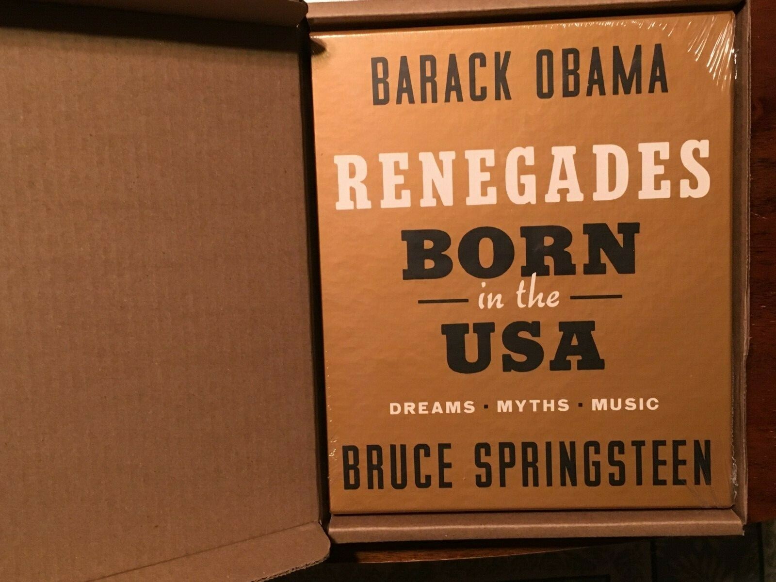 President Barack Obama & Bruce Springsteen Signed RENEGADES Deluxe ...