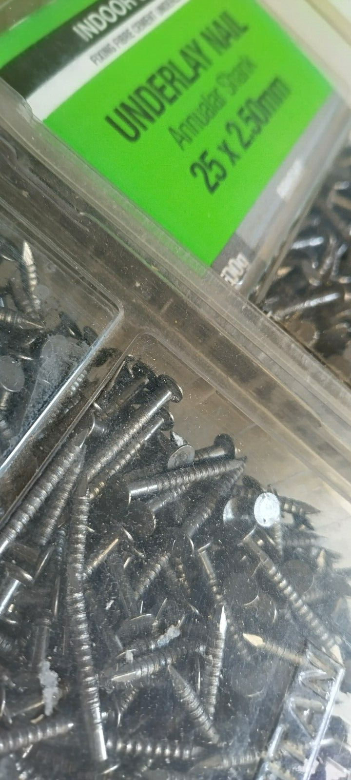 Underlay nails 25 x 2.5mm annular shank 1 kg Otter brand | eBay Australia