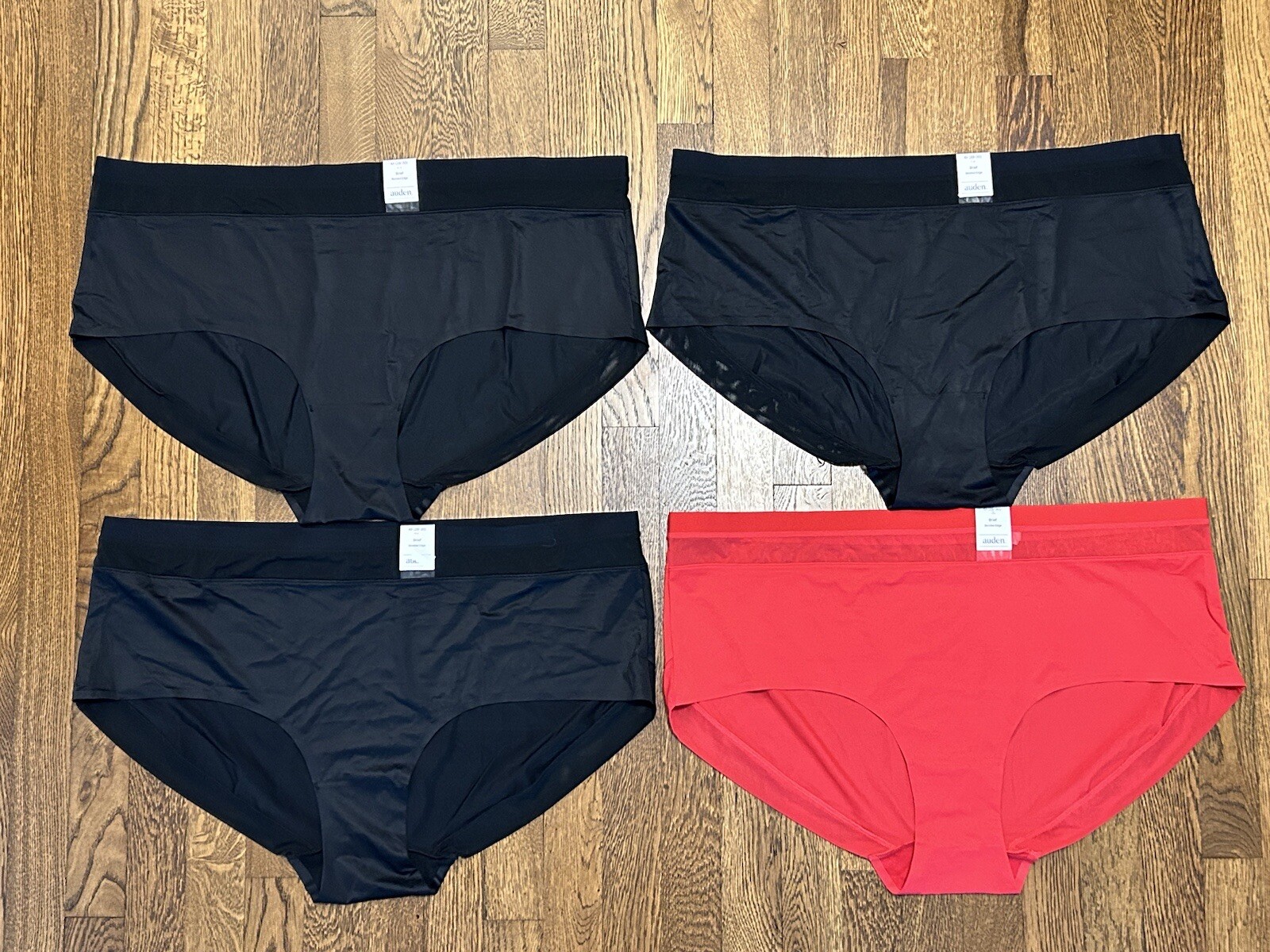 4x Auden Women's Plus Size 4X Bonded Edge Brief Underwear | eBay