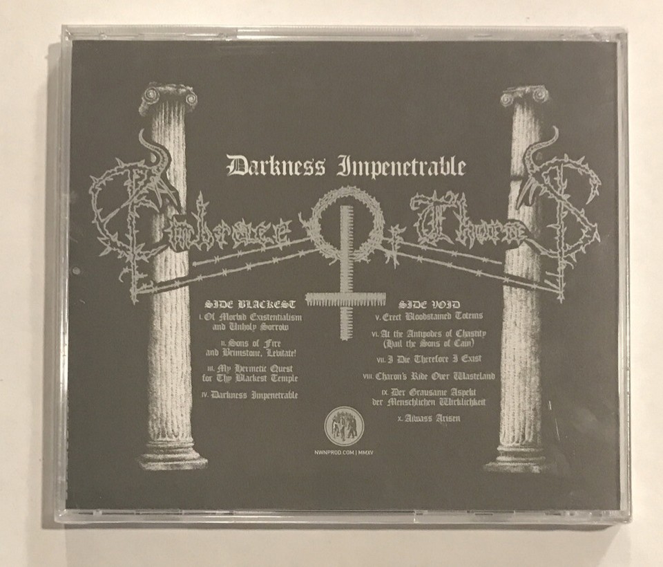 Embrace Of Thorns – Darkness Impenetrable CD 2015 Nuclear War Now ANTI ...