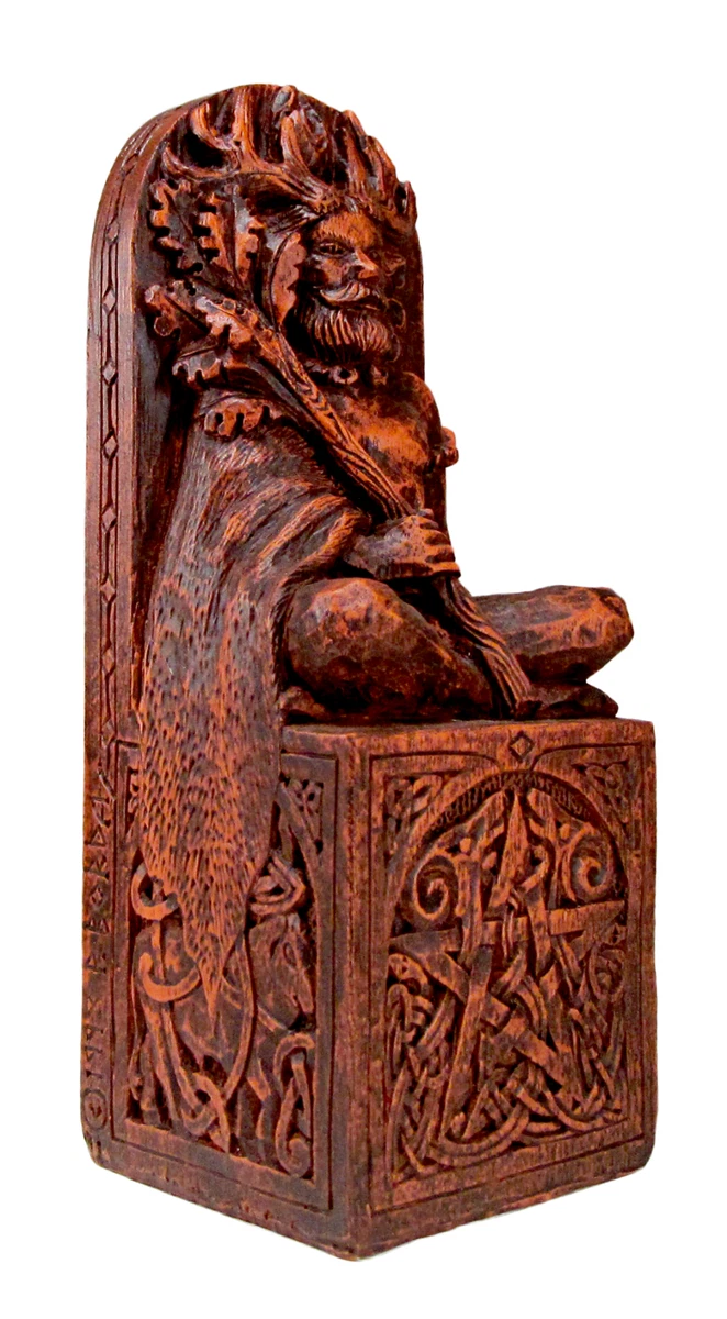 Wiccan Horned God Statue