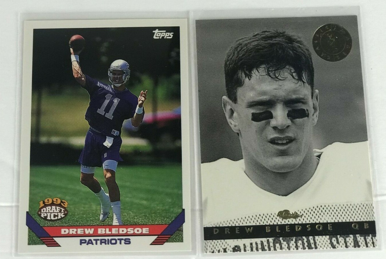 Lot Of 2 1993 Drew Bledsoe rookie card | eBay