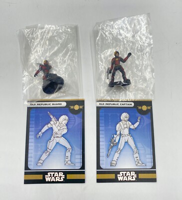 2x NEW/SEALED - Star Wars Miniatures - Old Republic Guard & Captain 7 ...