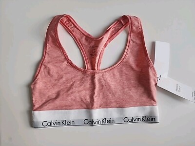 NWT Calvin Klein Women's Modern Cotton Racerback Bralette F3785 669 X ...