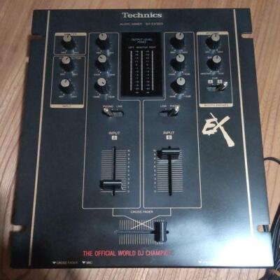 Technics SH-EX1200 DJ Mixer Audio Mixer Black Analog Tested Working | eBay