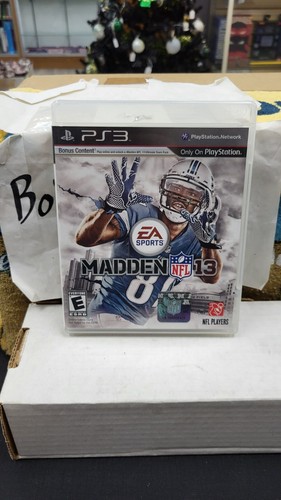 CIB MADDEN NFL 13 FOOTBALL 2013 PS3 SONY PLAYSTATION 3 VIDEO GAME ...