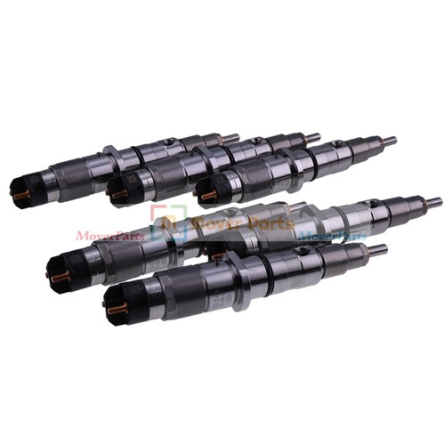 6Pcs Fuel Injector 5263305 87581565 0445120272 For Cummins ISC 8.3L ...