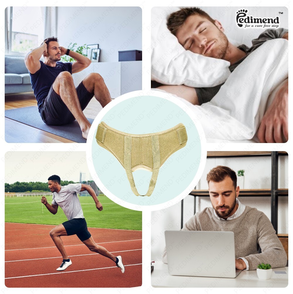 Single/Double Inguinal Hernia Belt, Hernia Support Truss with Removable ...