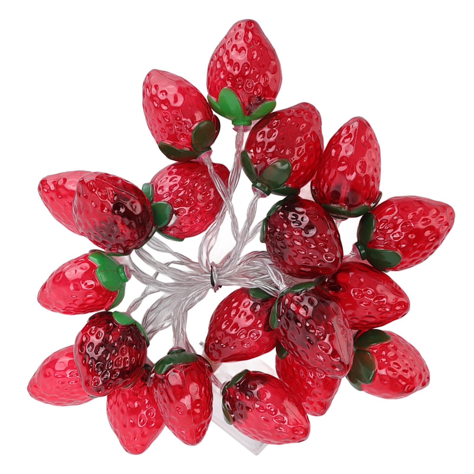 PSG 9.8ft 20LEDs Fruit String Lights Battery Operated Strawberry Lamp ...