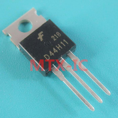 10PCS D44H11 New Best Trans GP BJT NPN 80V 10A 3-Pin(3+Tab) TO-220 Tube ...