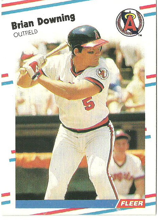 BRIAN DOWNING ANGELS #488 - FLEER NM-MT 1988 | eBay