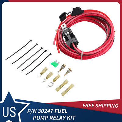 Electric Fuel Pump Relay Kit Fuel Pump Wiring Harness Kit Relay Bypass ...
