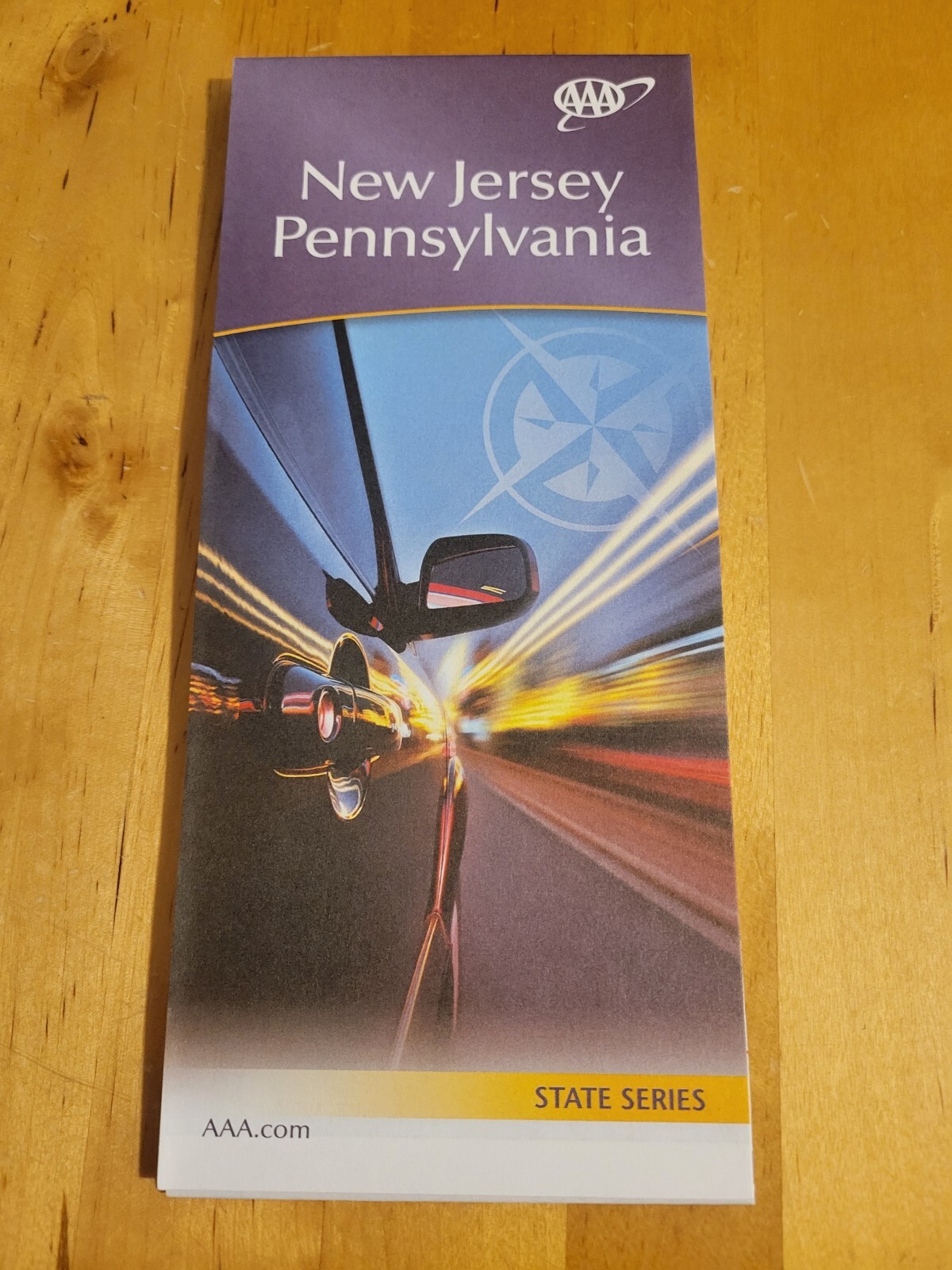 NEW JERSEY PENNSYLVANIA NJ PA State Map AAA Road Tour Map NEW | eBay