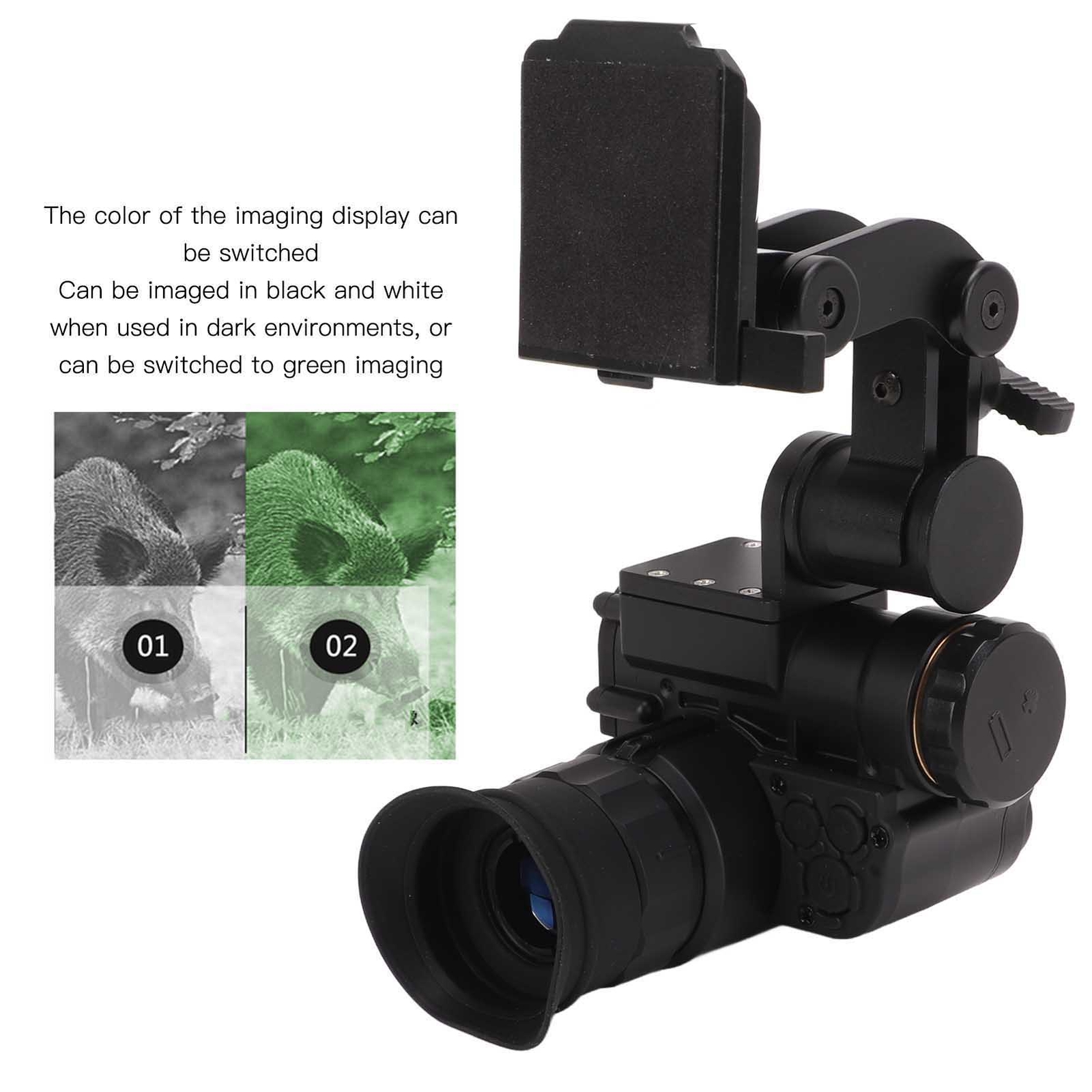 Digital Night Vision Monocular With Helmet Mount Infrared HD Low Light ...