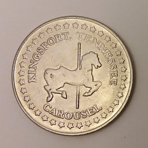 Kingsport Tennessee Carousel Ride Token | eBay