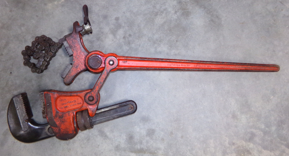 RIDGID Super Eight Compound Leverage Pipe Wrench S8-A 31390 8" | eBay