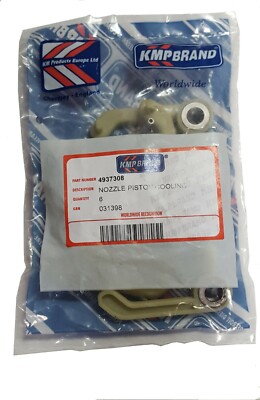 4937308 Pack of 6 Nozzle Piston Cooling Cummins 3968877 5.9/6.7L Dodge ...