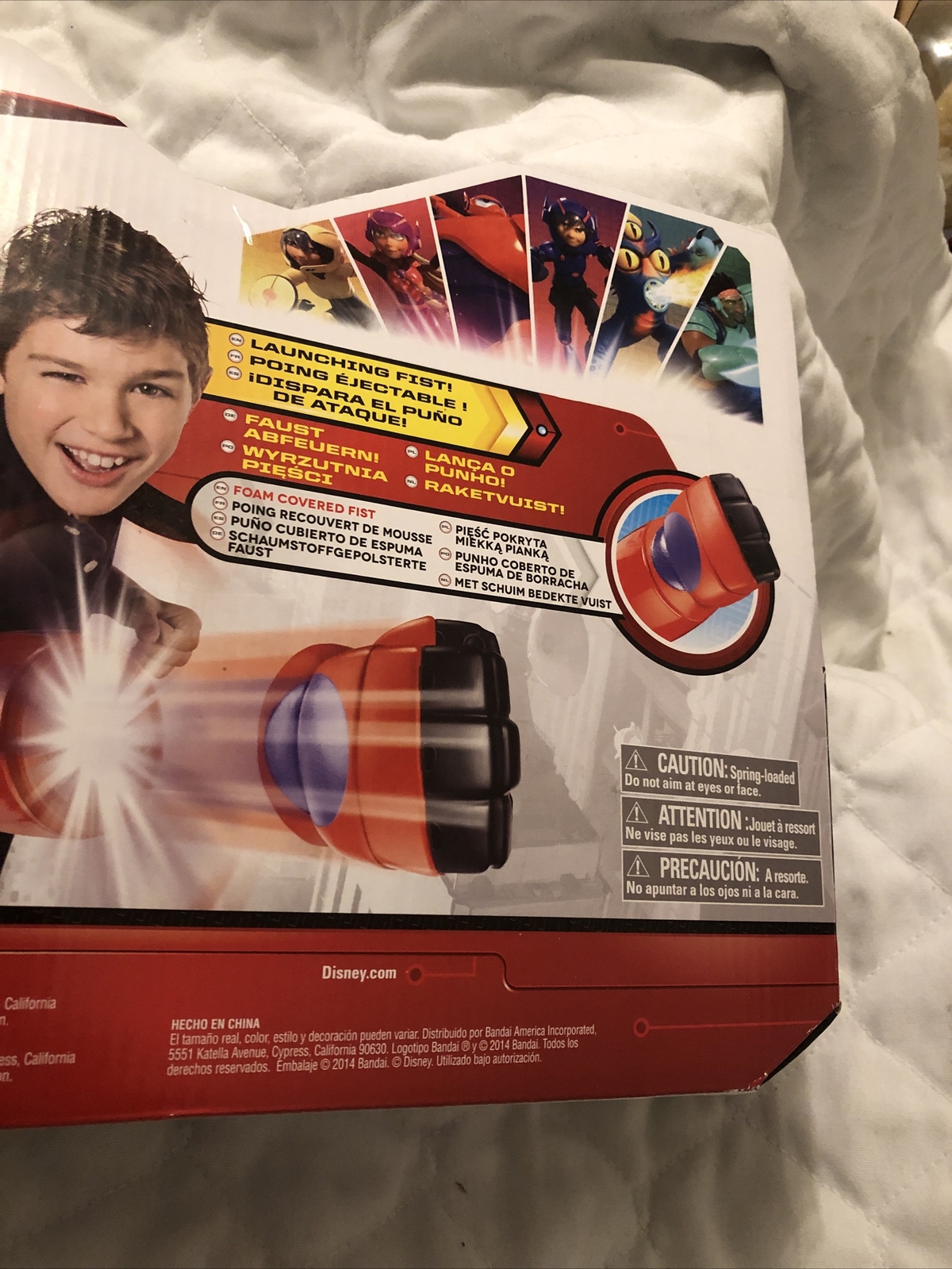 Big Hero 6 Baymax Rocket Fist Toy - Launching Fist Toy Bandai Rare | eBay