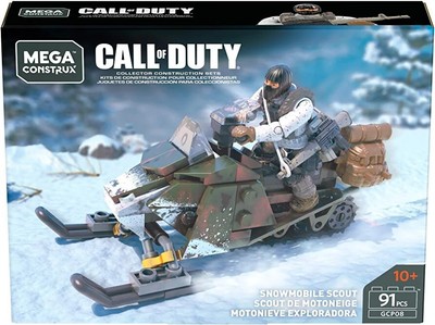 Mega Construx Call of Duty GCP08 SNOWMOBILE SCOUT 91pcs Building Model ...