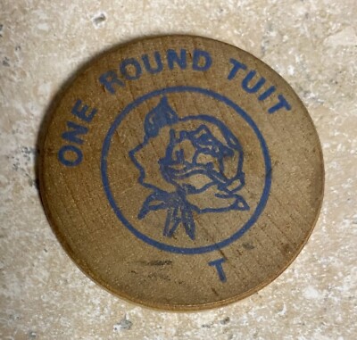 Wood Round Tuit Get Around To It Hesperia CA Vintage Novelty Acacia’s ...