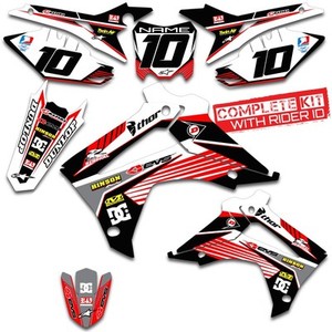 2013 2014 2015 2016 2017 HONDA CRF 125 F GRAPHICS KIT CRF125 DIRT RED ...