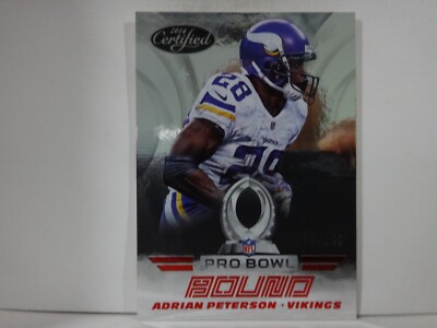 2014 Certified Pro Bowl Bound Red /249 Adrian Peterson #PB7 | eBay