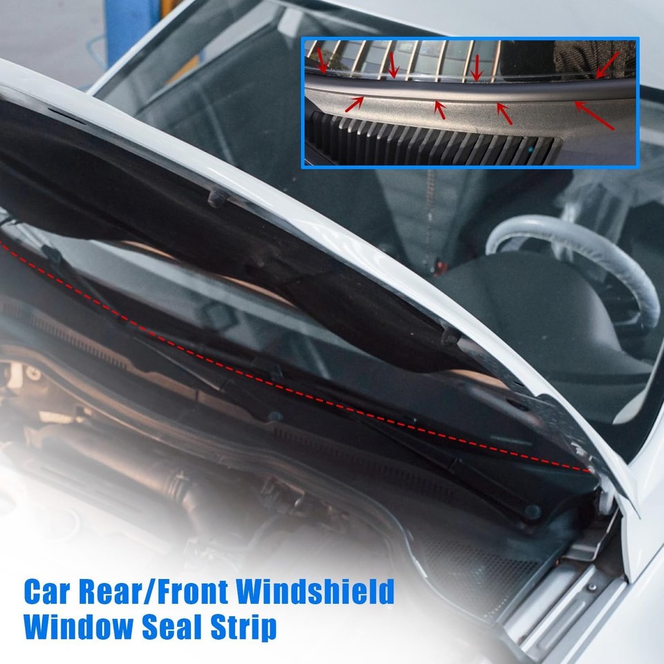 5.9ft/1.8M For Ford Car Front Rubber Windshield Panel Seal Strip ...