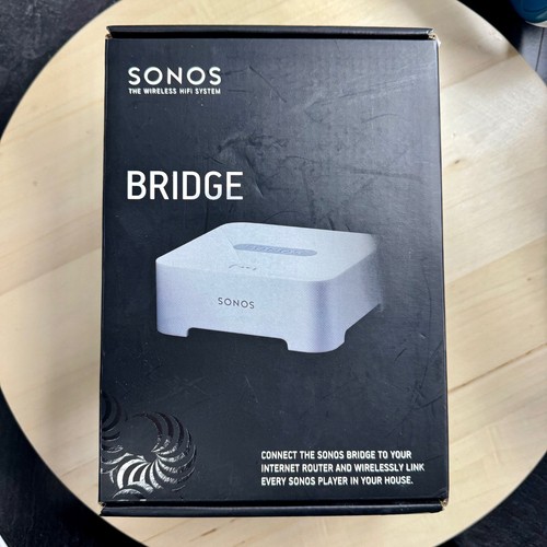 Sonos BRIDGE Wireless HiFi System - White, Includes Manuals, Power Supply, Box 180501001147| eBay