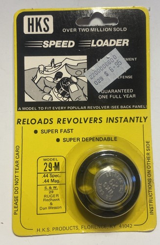 NOS HKS 29M SPEED LOADER 44 MAG SMITH & WESSON 629 RUGER RED HAWK & DAN ...