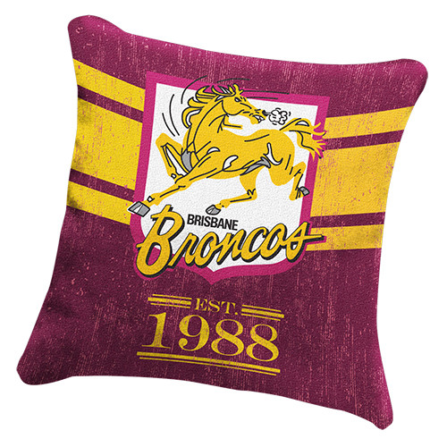 Gold Coast Titans NRL HERITAGE Cushion fabric Pillow Christmas Fathers ...
