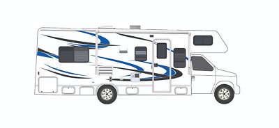 Class C Motor Home Decals Sticker Vinyl Caravan RV Trailer Replacement ...