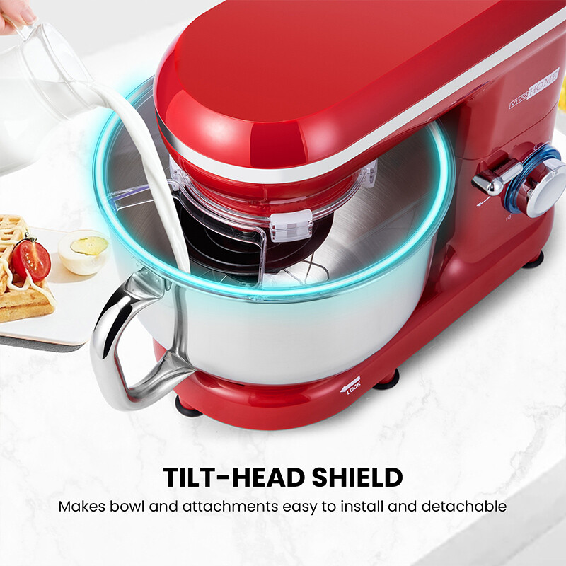 Electric Food Stand Mixer 660W 10 Speed 6 Quart Tilt-Head Kitchen ...